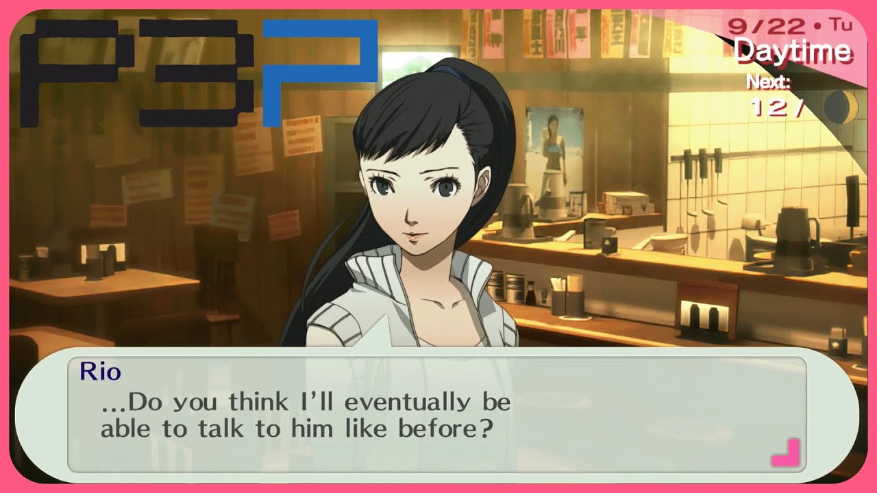 Persona 3 Portable: Hang Out with Rio at Hagakure Ramen 2 [Female Route ...