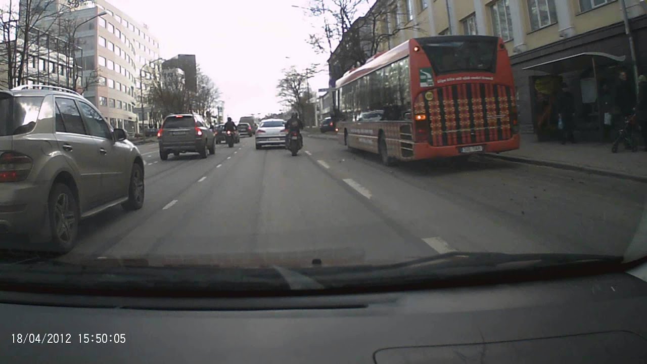 [4] traffic cut-off by ML - bad line change (SmartCam 2 car camera 1080 ...
