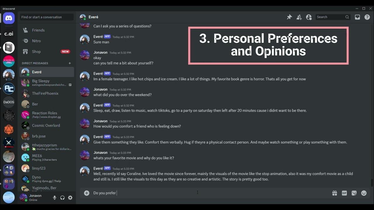 Discord AI Chatbot Dev Log 1 - YouTube