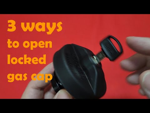 THREE Ways To Open Locked Gas Cap (Lost Key)