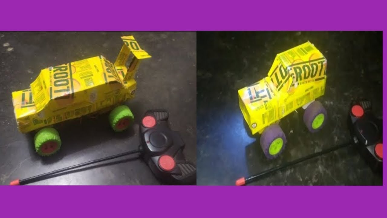 2 Amazing frooti RC Car making at home/Diy Science Project RC Car from ...