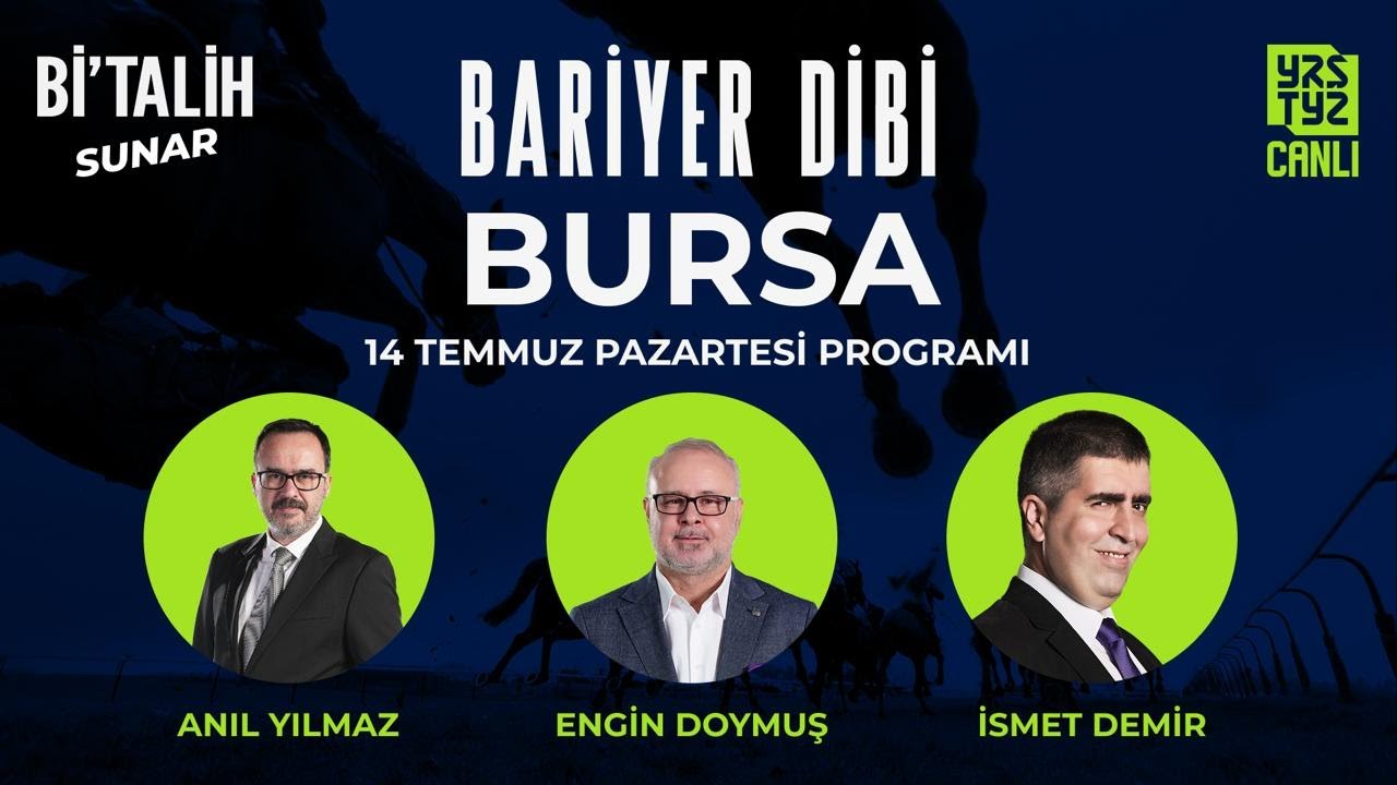 "14 Temmuz Pazartesi" Bursa | Engin Doymuş, Anıl Yılmaz, İsmet Demir # ...