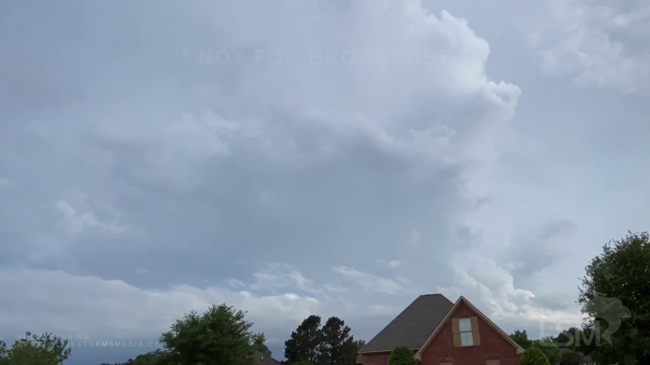 5-15-2020 Jackson, MS Thunderstorms - Outflow Lapse - YouTube