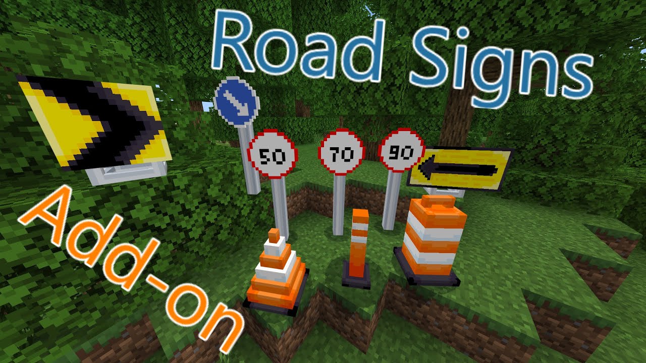 Road Signs Mod Minecraft