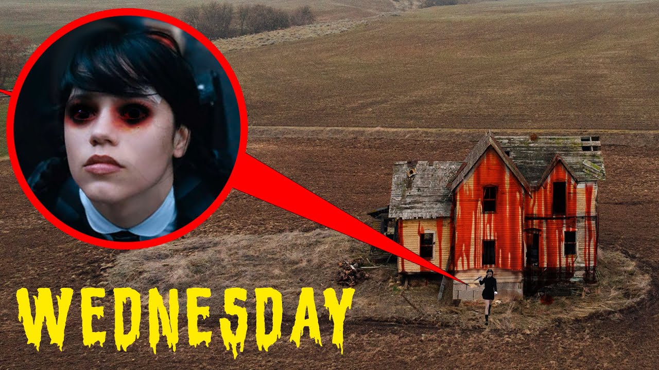 Drone catches EVIL Wednesday Addams at Ohio - YouTube