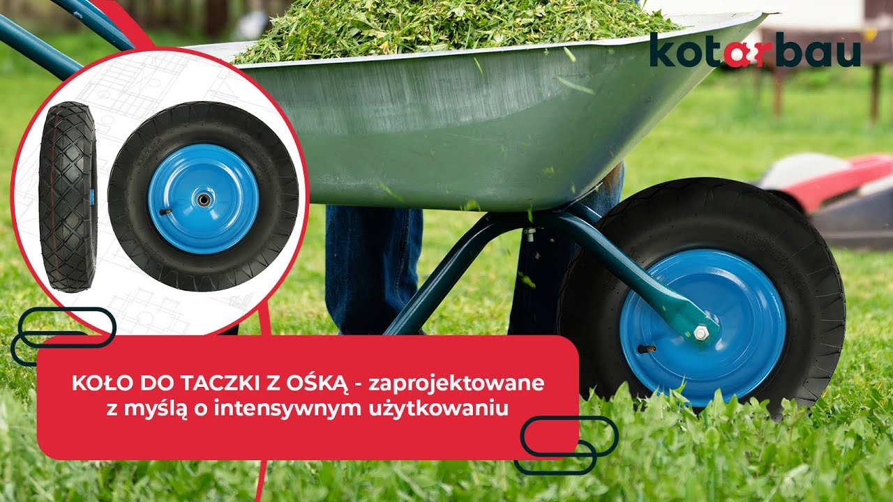KOŁO DO TACZKI WZMOCNIONE Z OŚKĄ - Zaprojektowane z myślą o intensywnym ...