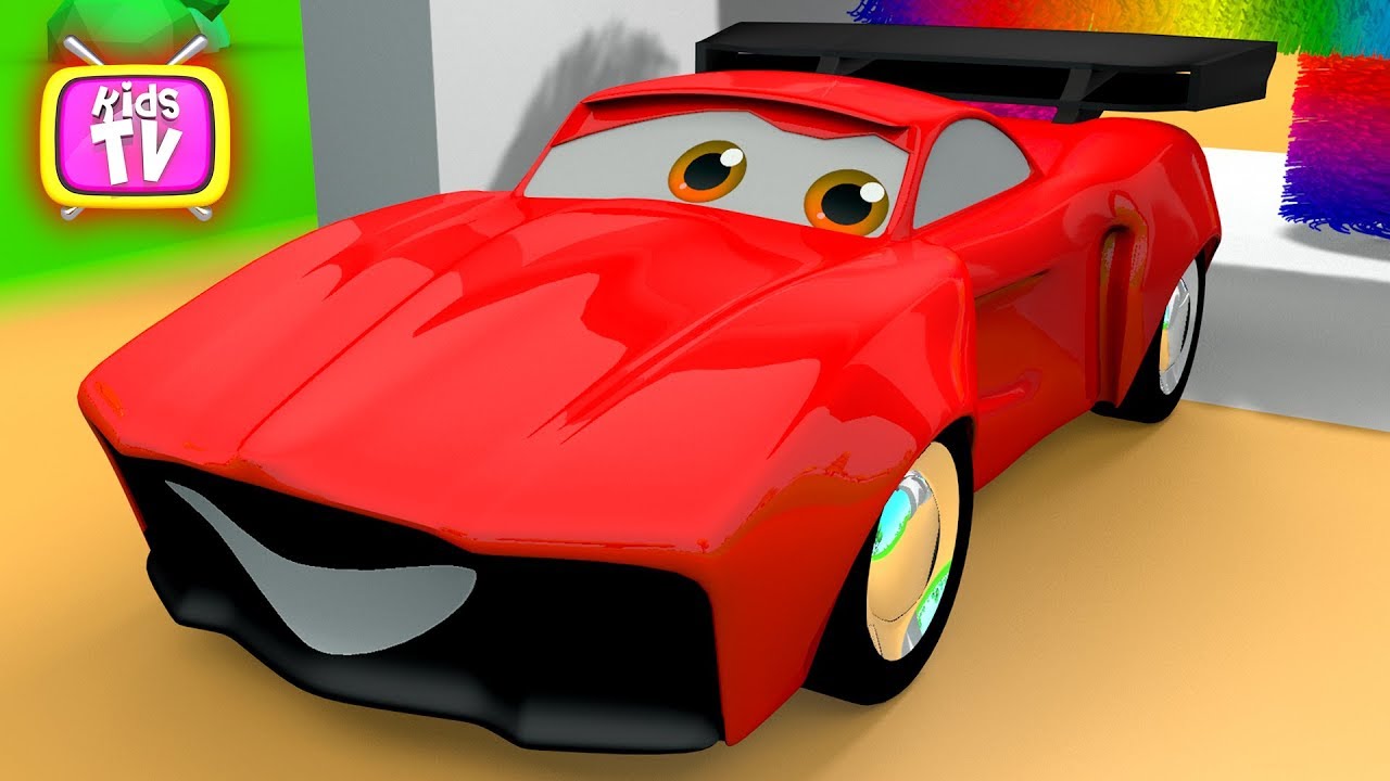 Learn Colors with cars. Colors For Kids Race For Children - YouTube