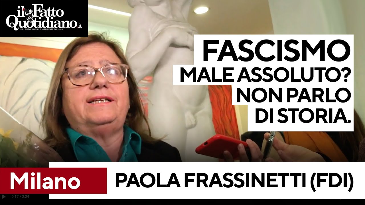 Milano, sottosegretaria Frassinetti depone fiori per Fausto Tinelli ...