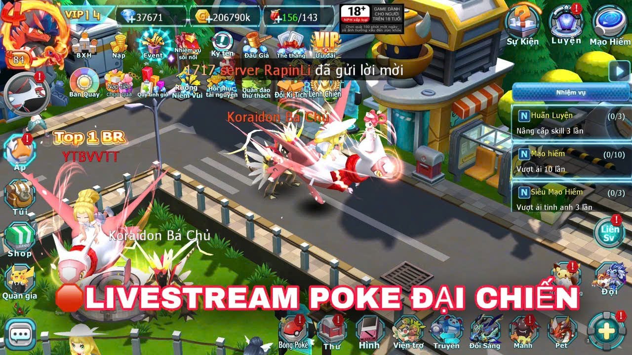 🛑Live Poke Đại Chiến CHÁN QUÁ CHÁN GAME! - YouTube