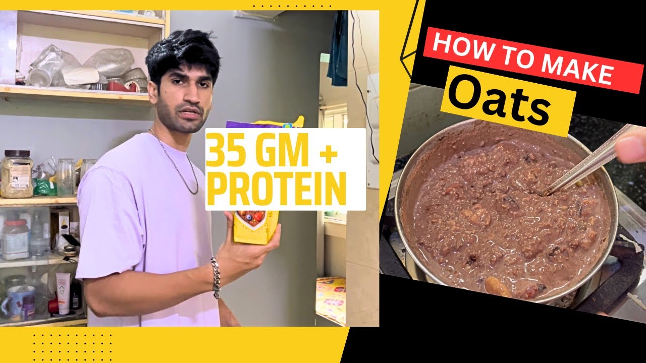 High Protein Oats Recipe | Easy Breakfast for Muscle Building - YouTube
