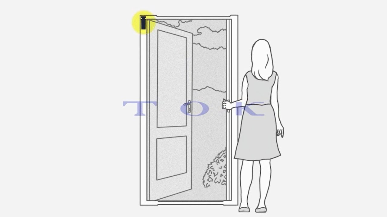 Rotary Damper for Sliding Screen Door [TOK, Inc.] - YouTube