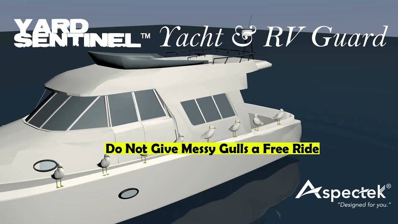 Yacht & RV Guard Bird & Pest Repeller by Aspectek - YouTube