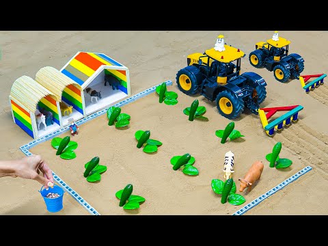 DIY tractor making new plow machine to grow cucumber fields | DIY agricultural machine