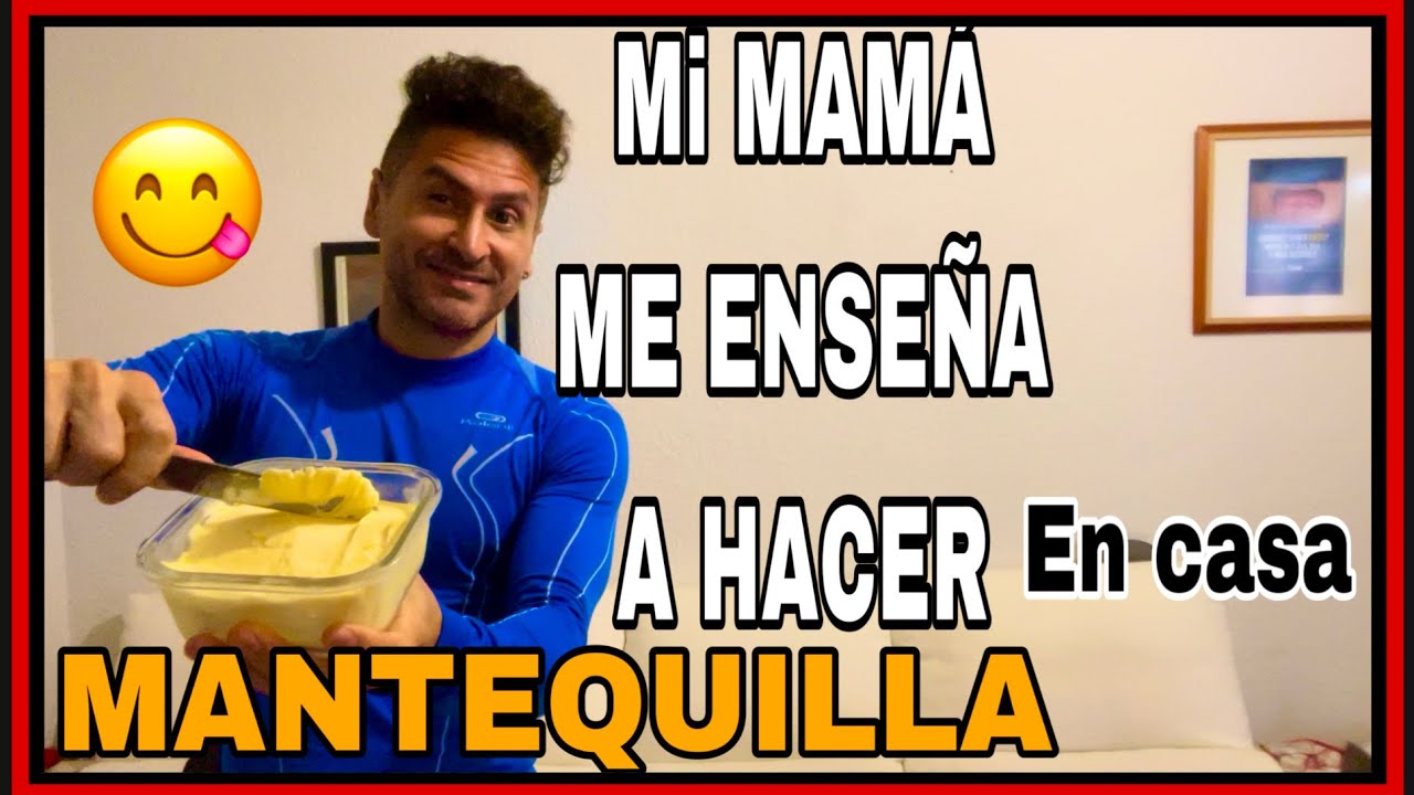 CÓMO HACER MANTEQUILLA CASERA CON LECHE DE VACA - MANTEQUILLA NATURAL 💯 ...