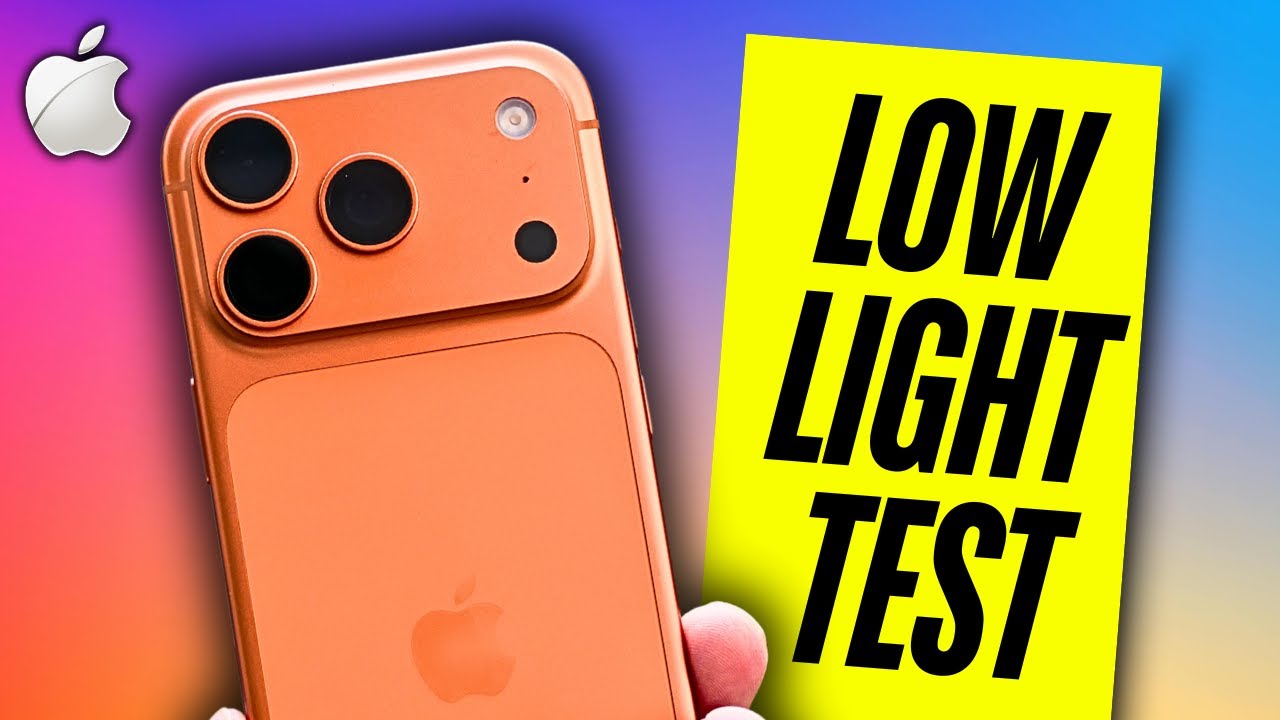 iPhone 17 Pro Low Light Test (All Cameras) - YouTube