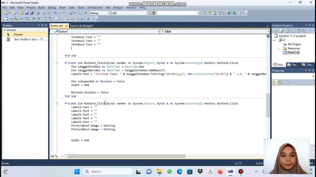 Membuat Aplikasi Cetak Kartu Mahasiswa Berbasis Aplikasi Visual Basic.Net 2010 - YouTube