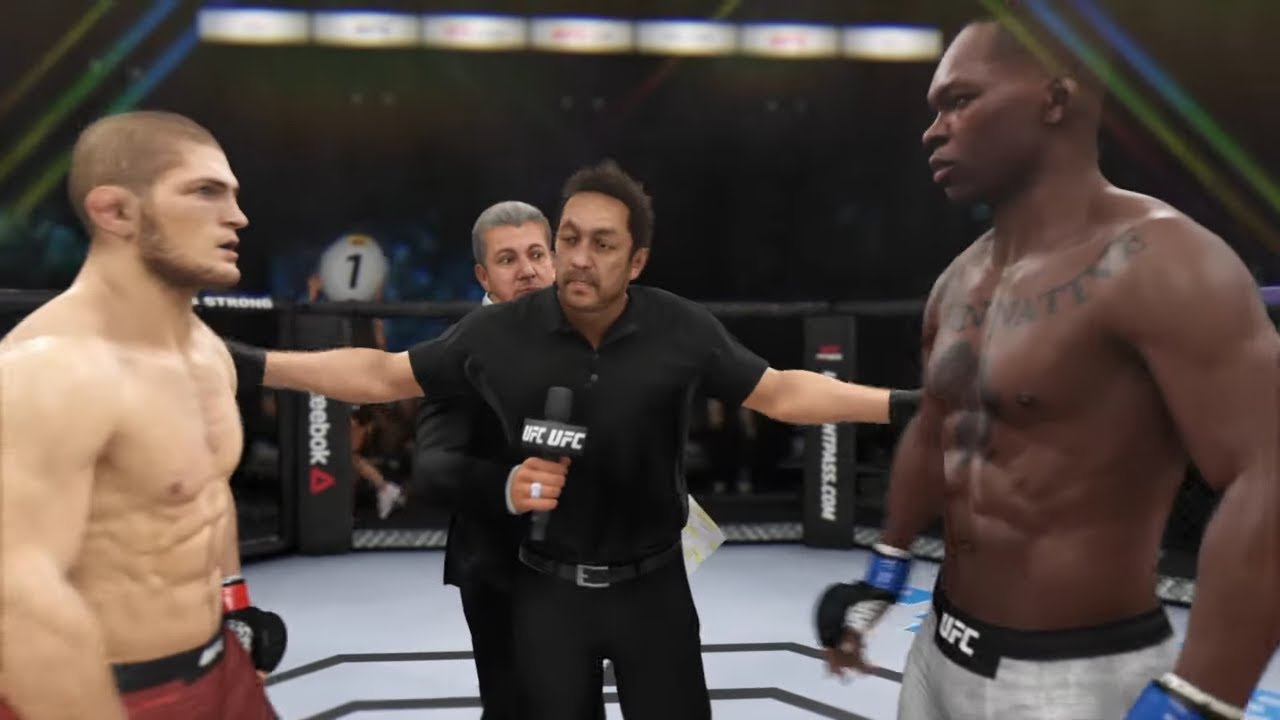 Israel Adesanya vs. Khabib Nurmagomedov - Full Fight (EA SPORTS™ UFC® 3 ...