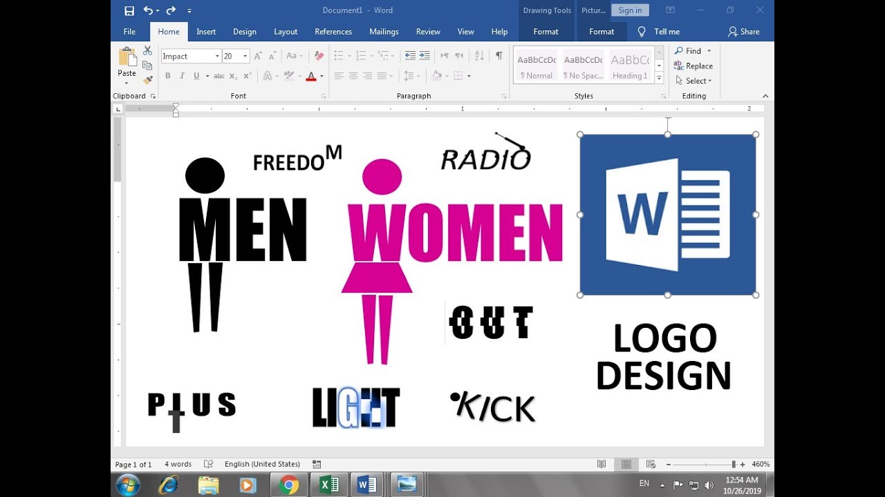 How To Create A Logo In Microsoft Word 2007 2010 2013 2016 2019 How To Create A Logo In Microsoft Word 2007 2010 2013 2016 2019