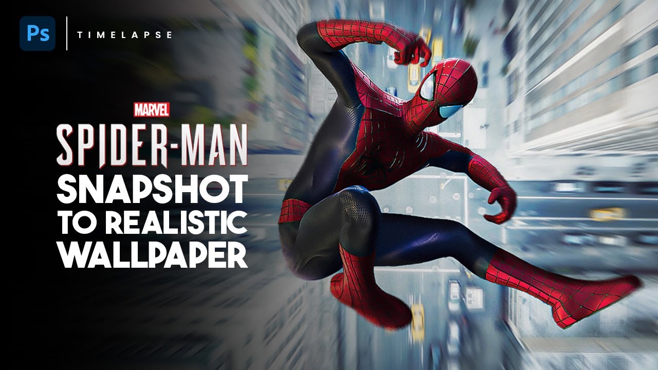 Turning In-Game Snapshot Into Realistic Wallpapers Ep 1 | Spider-Man ...