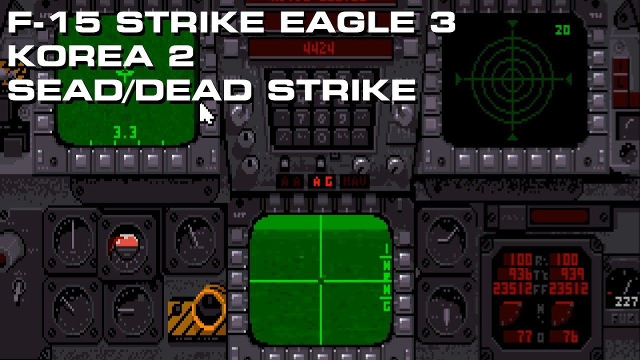 F-15 Strike Eagle 3 • Korea 2: SEAD/DEAD Strike - YouTube