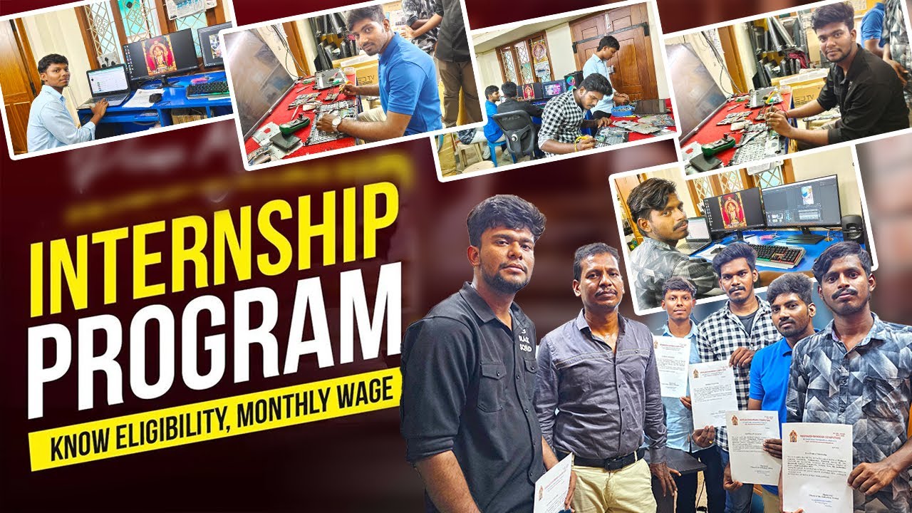 COLLEGE INTERNSHIP STUDENT VELS TV - YouTube