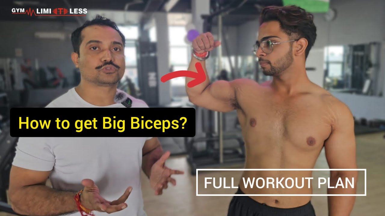 6 Exercises to get Big Biceps | Gym Workout | Gym Limitless - YouTube