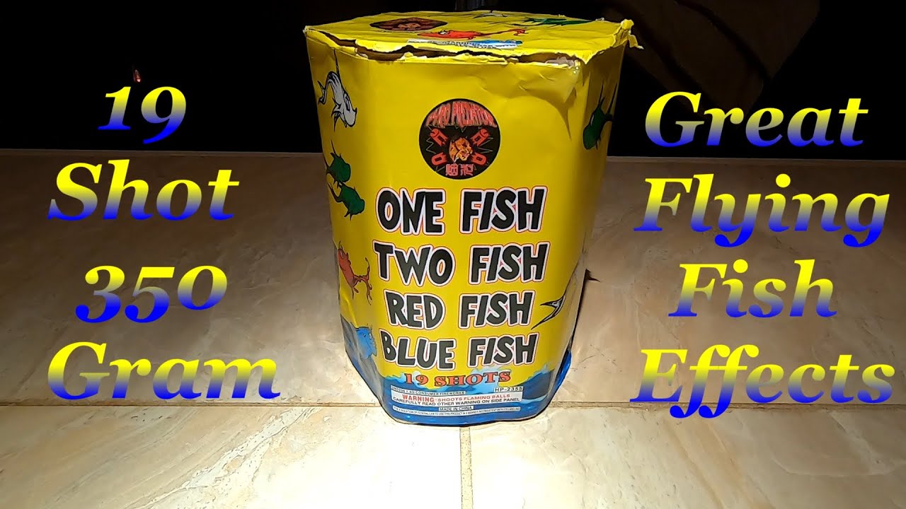 One Fish Two Fish Red Fish Blue Fish By Pyro Predator Fireworks - YouTube