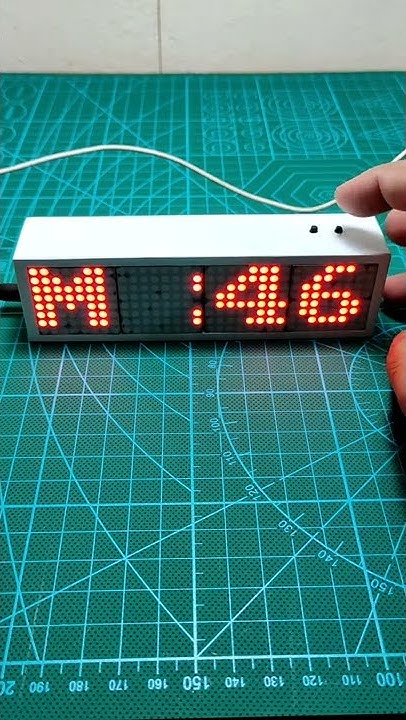 Awesome Led Digital Clock Shorts Diyprojects Arduino Youtube 