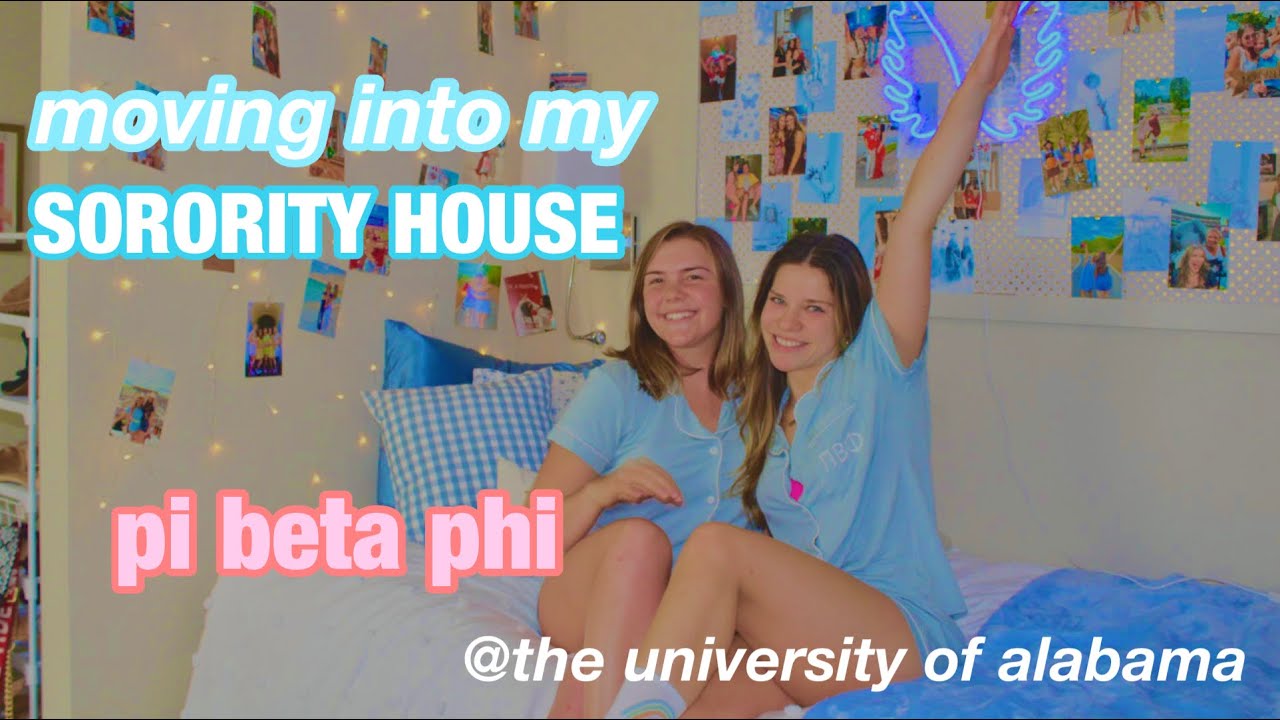MOVING INTO MY SORORITY HOUSE! | Pi Beta Phi | The University of ...