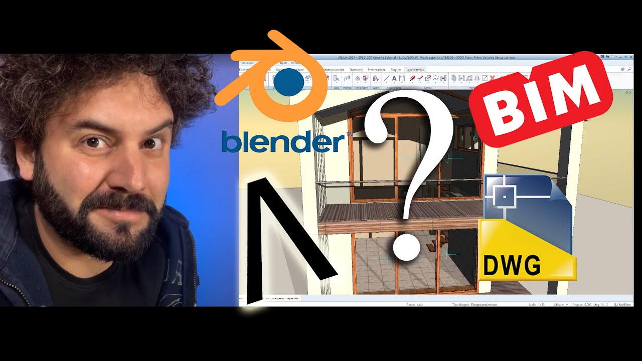 Blender, BIM, DWG e Views - YouTube