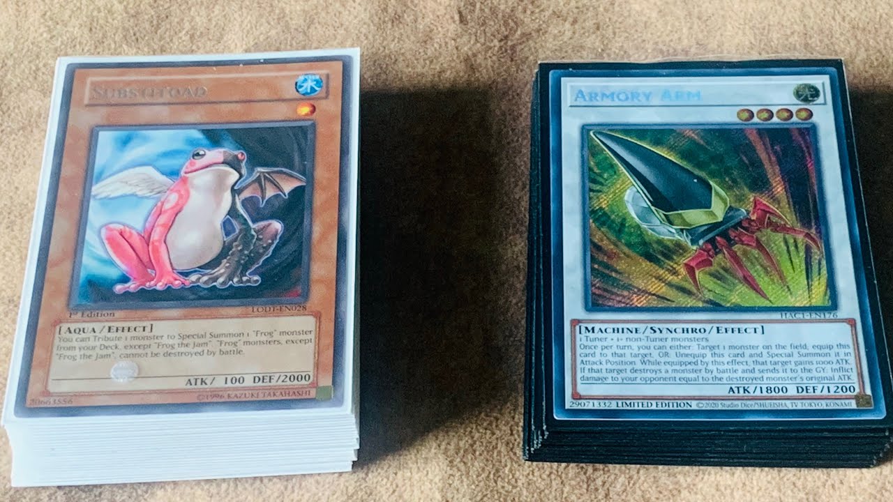 Yu-Gi-Oh! Edison Format - Dream Frog Deck Profile #edisonformat #yugioh ...