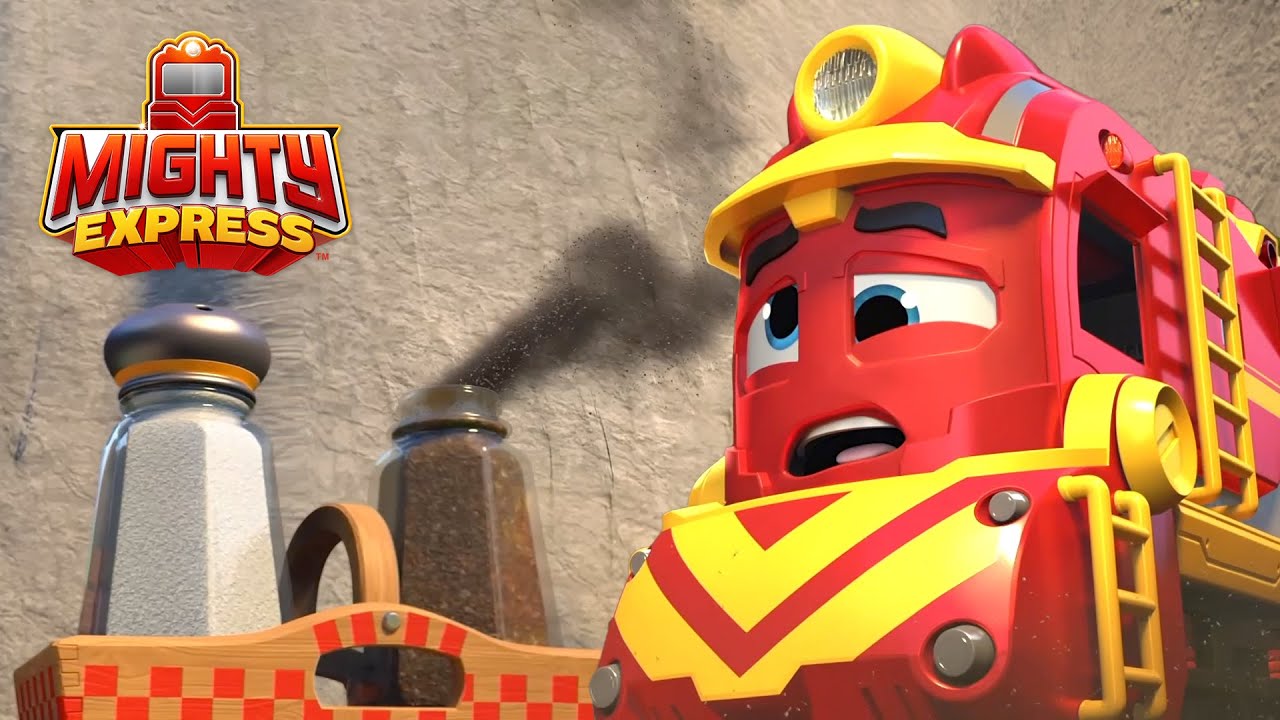 Freight Nate Picks Up Salt and Pepper | Mighty Express Clips | Cartoons ...