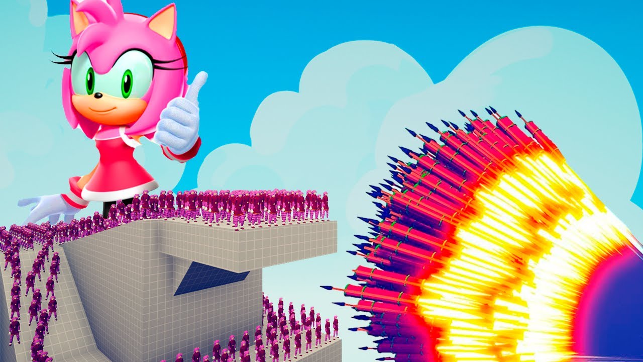 100x AMY ROSE + GIANT vs EVERY GOD Totally Accurate Battle Simulator ...