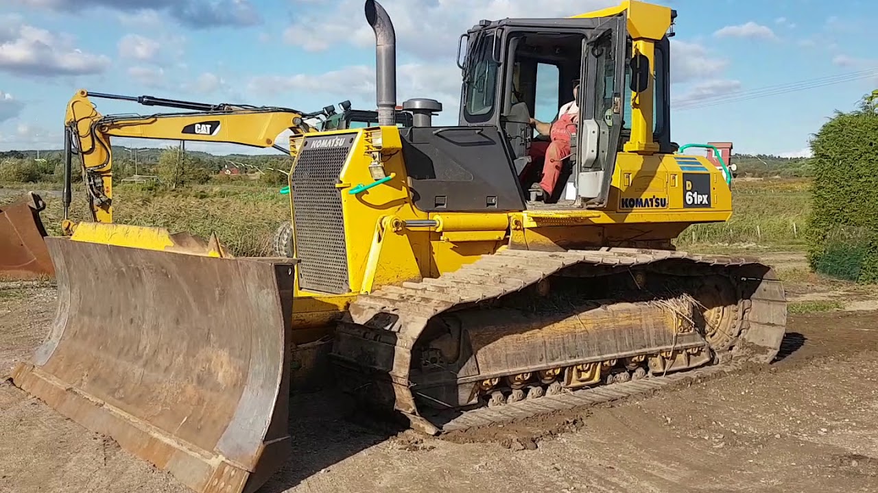 Komatsu d61 - YouTube