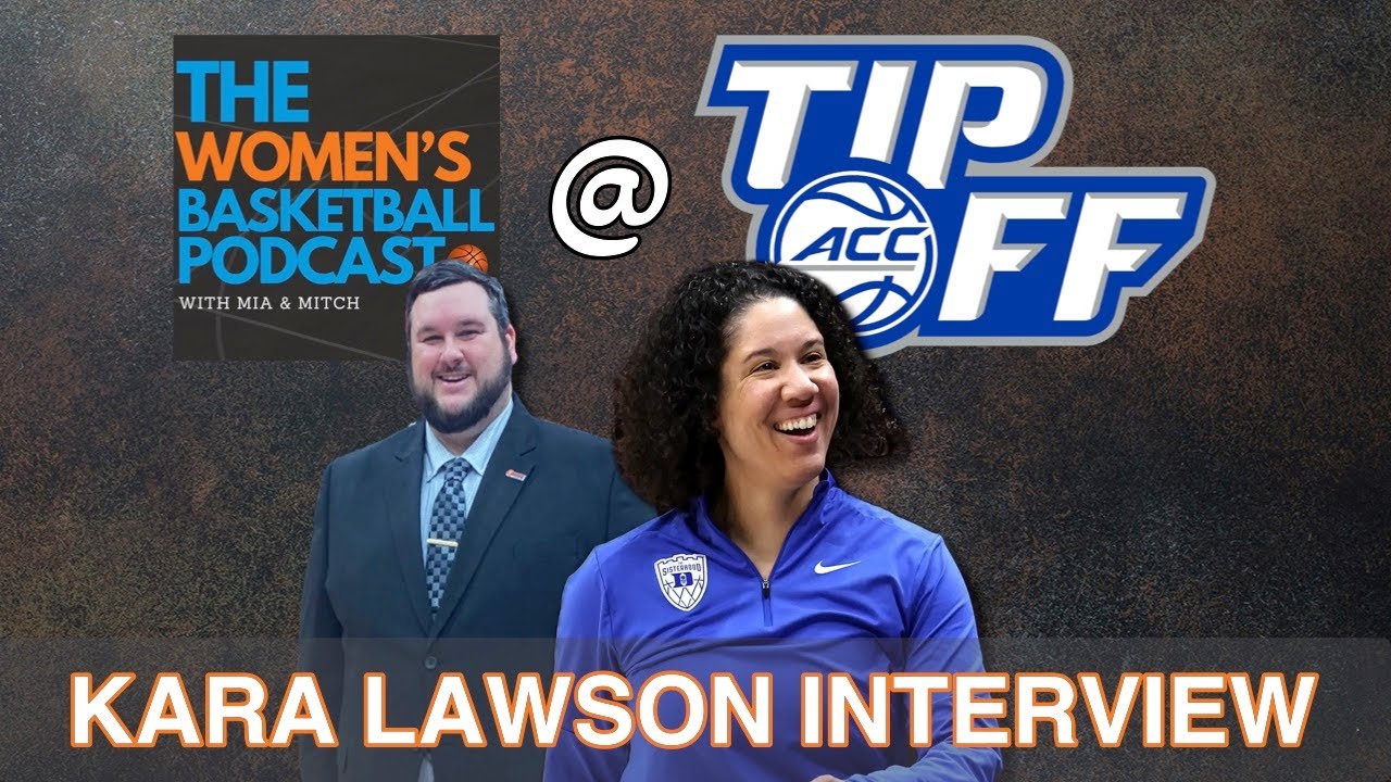 Duke Women's Basketball Coach Kara Lawson Live From ACC Tipoff 25 - YouTube