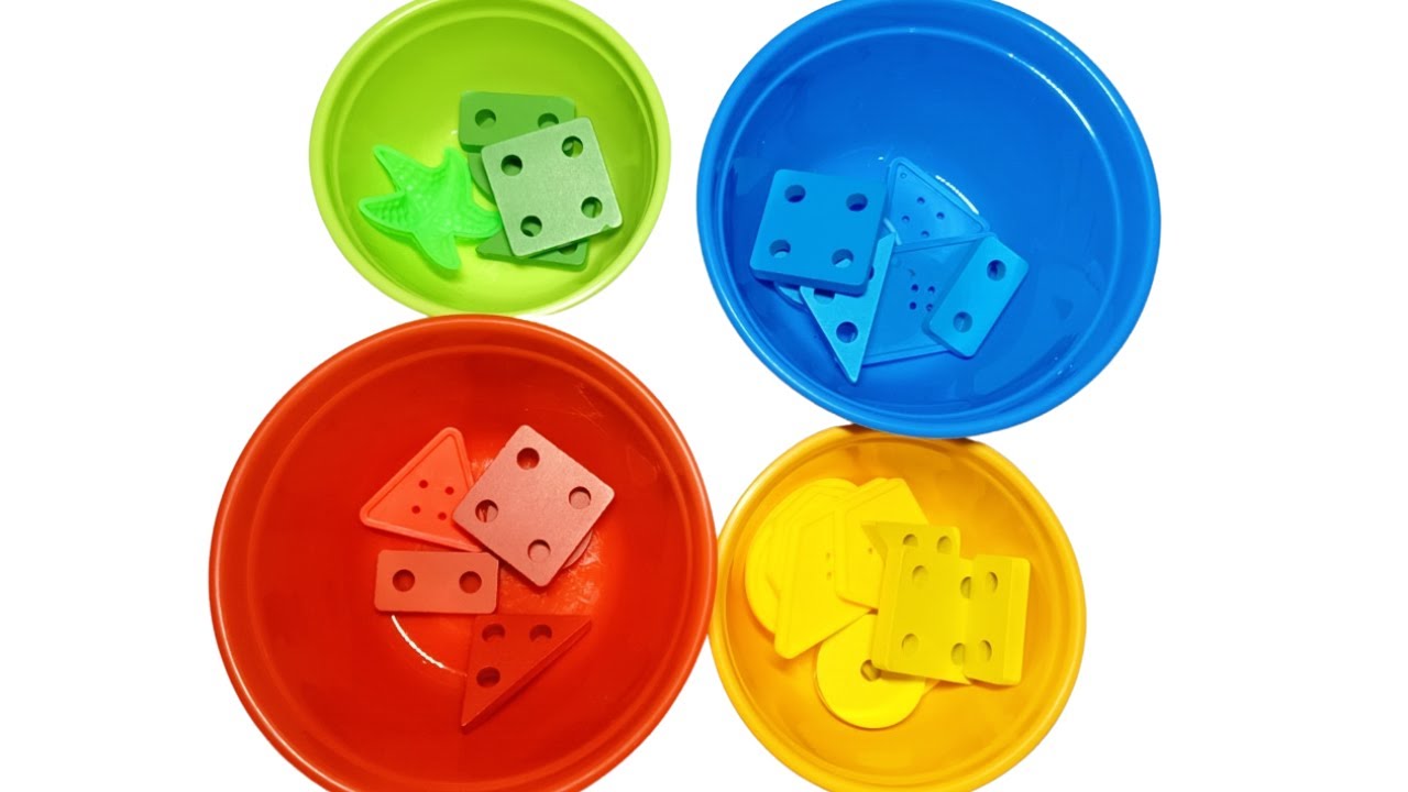 Learn Color Sorting & Shapes | Educational video for Kids - YouTube