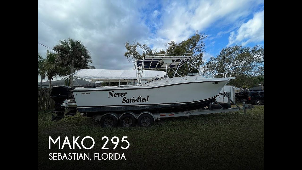Used 1994 Mako 295 for sale in Sebastian, Florida - YouTube