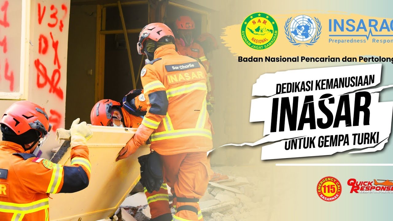 MISI KEMANUSIAAN TIM INASAR TANGANI GEMPA TURKI - YouTube