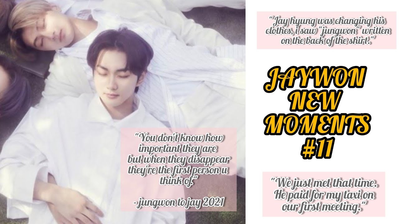 ENHYPEN JAY & JUNGWON ( JAYWON New Moments) #11 - YouTube