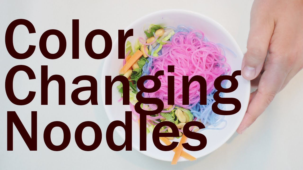 How to make Color Changing Noodles - YouTube