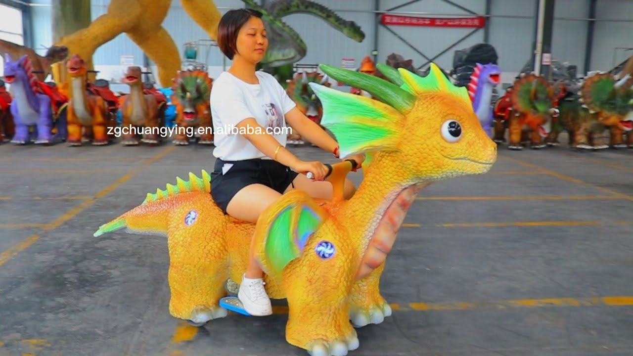 Coin Operated Dragon Rides - YouTube
