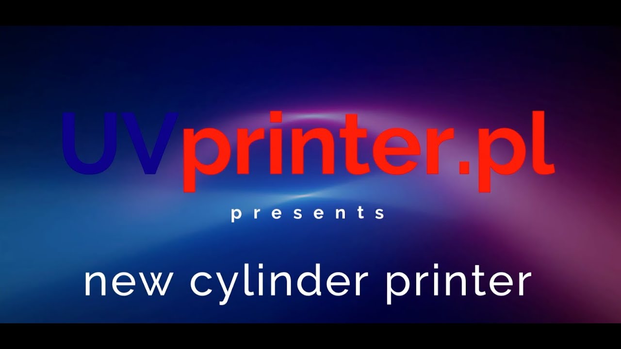 Cylinder UV printer - YouTube