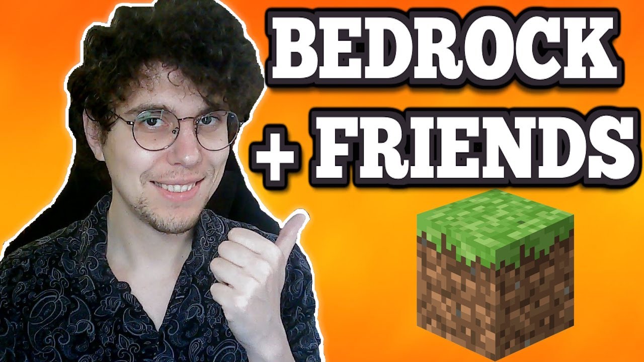 How To Play Minecraft Bedrock With Friends - YouTube