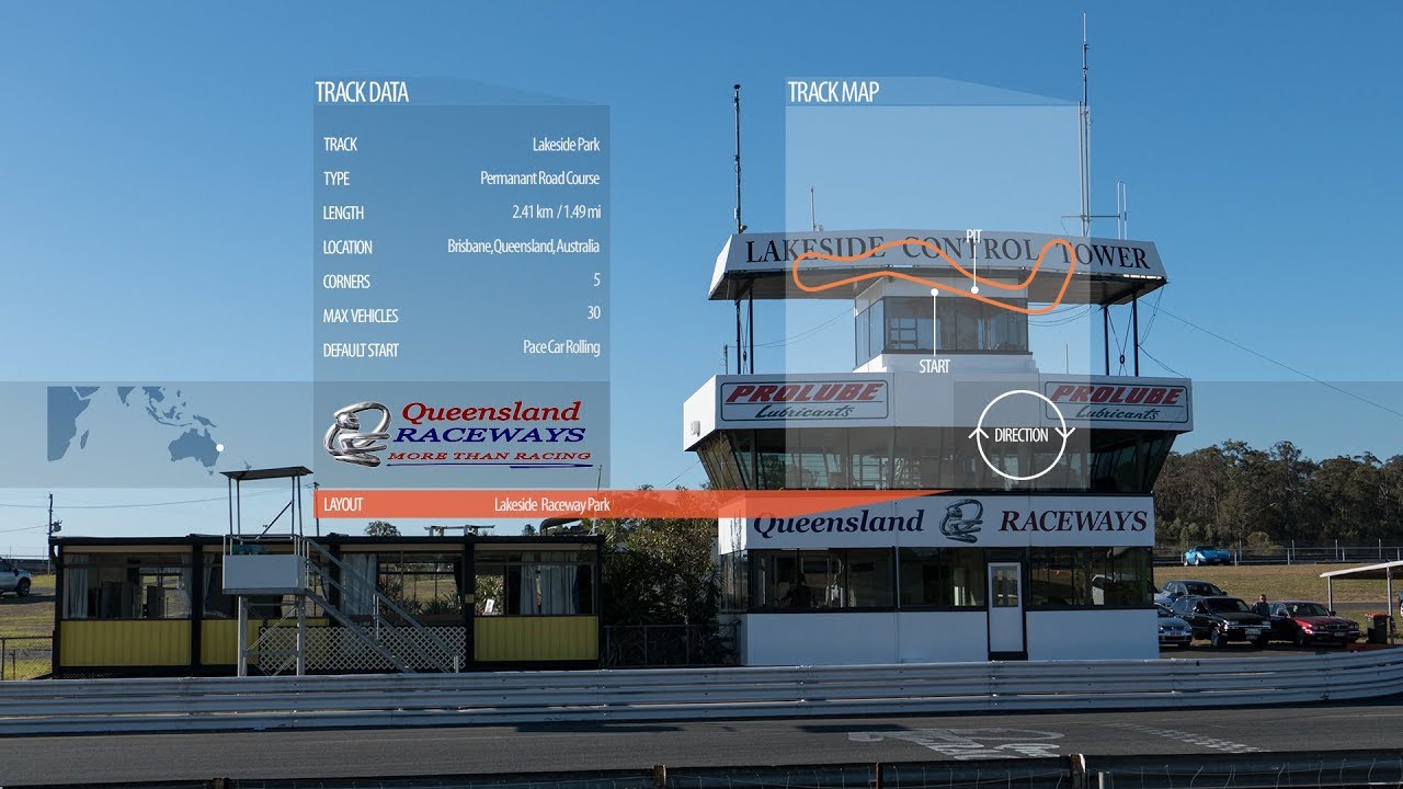 Lakeside Park * Lakeside Raceway * rFactor 2 * WIP05 - YouTube