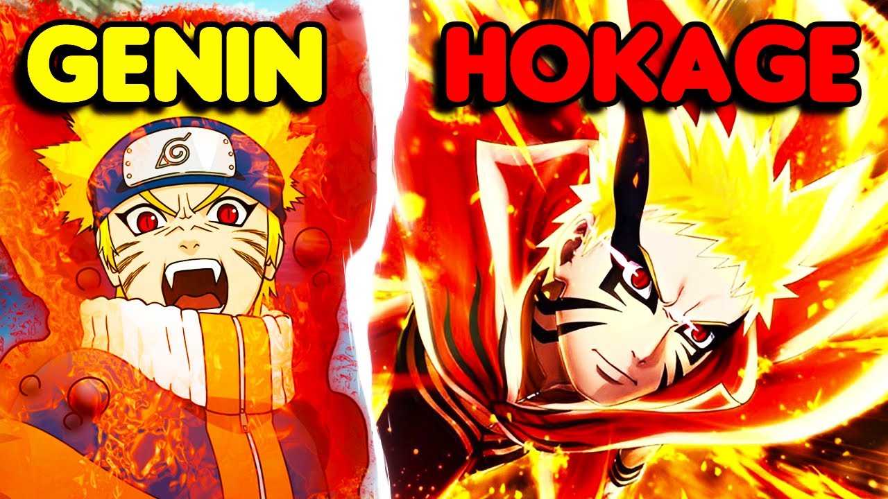 ME TRANSFORMEI EM TODAS AS VERSÕES DO NARUTO UZUMAKI (GENIN - HOKAGE ...