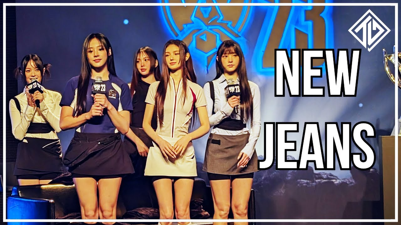New Jeans at League Worlds Media Day - Press Conference 231115 - YouTube
