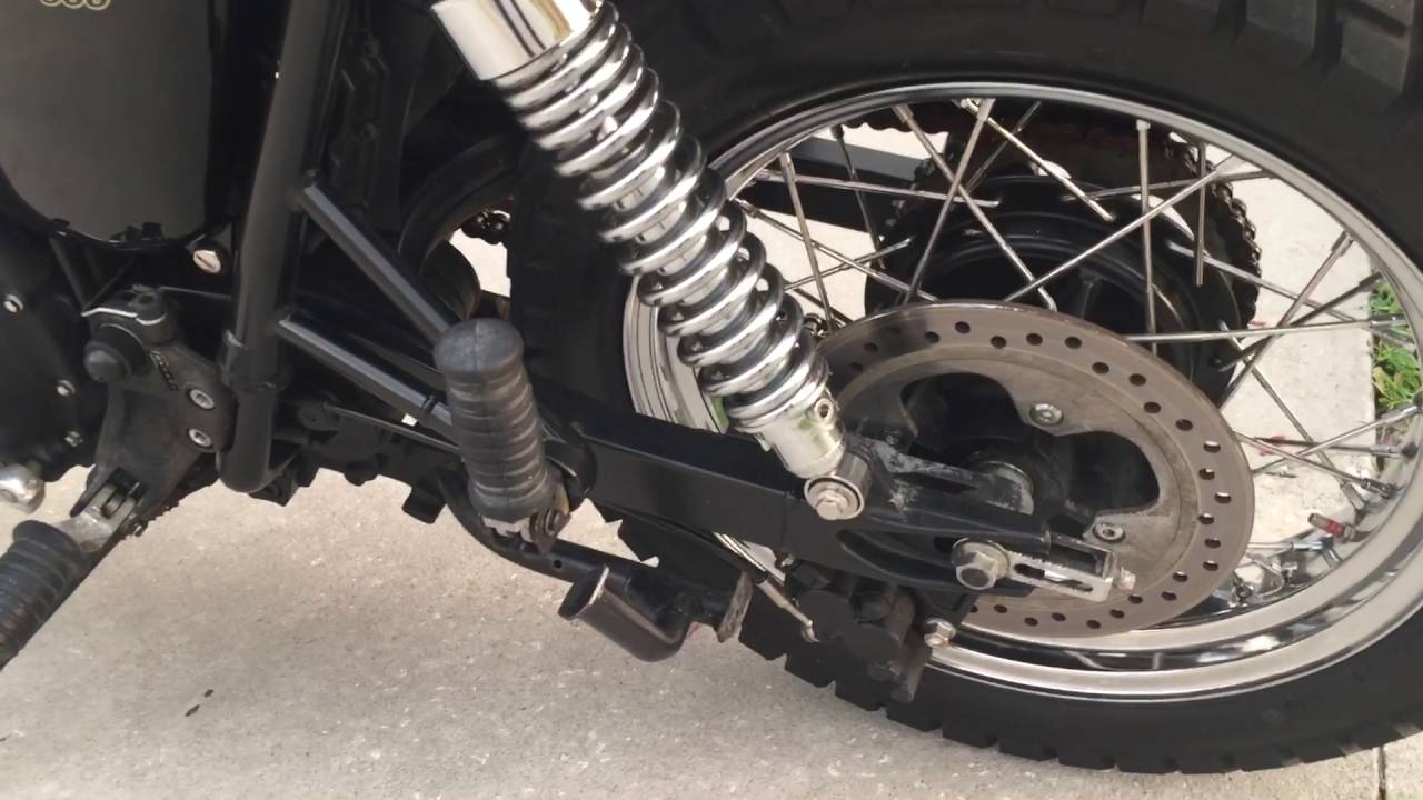 Triumph scrambler 2008 walk thru - YouTube