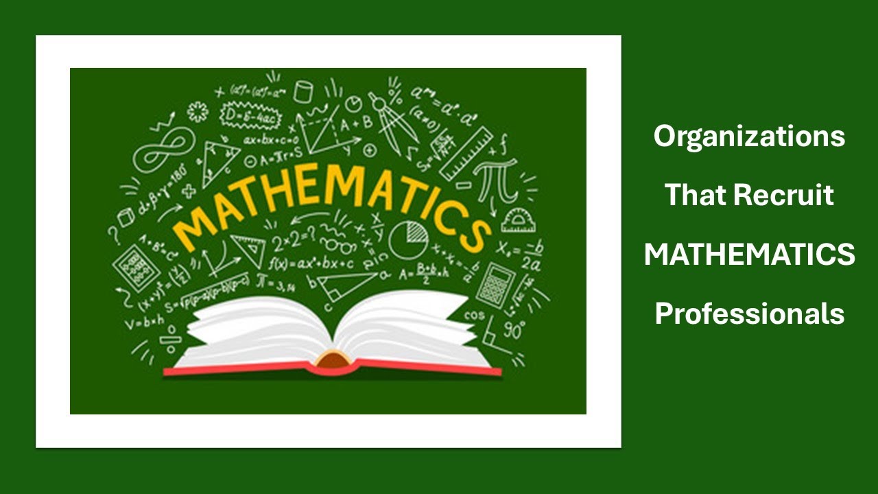 Mathematics Organizations | Employers | Career Guidance | RK Boddu ...