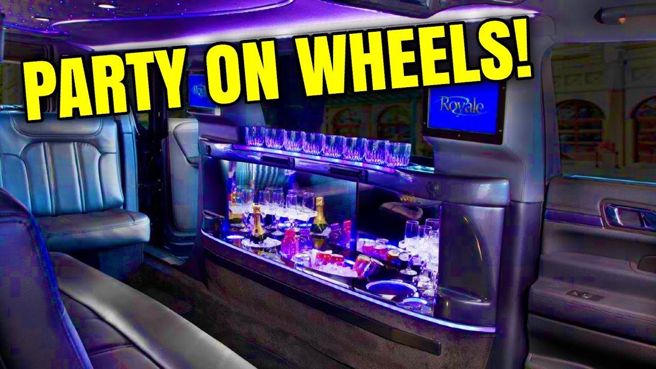 WHATS INSIDE THIS LIMOUSINE? (PARTY ON WHEELS!) - YouTube