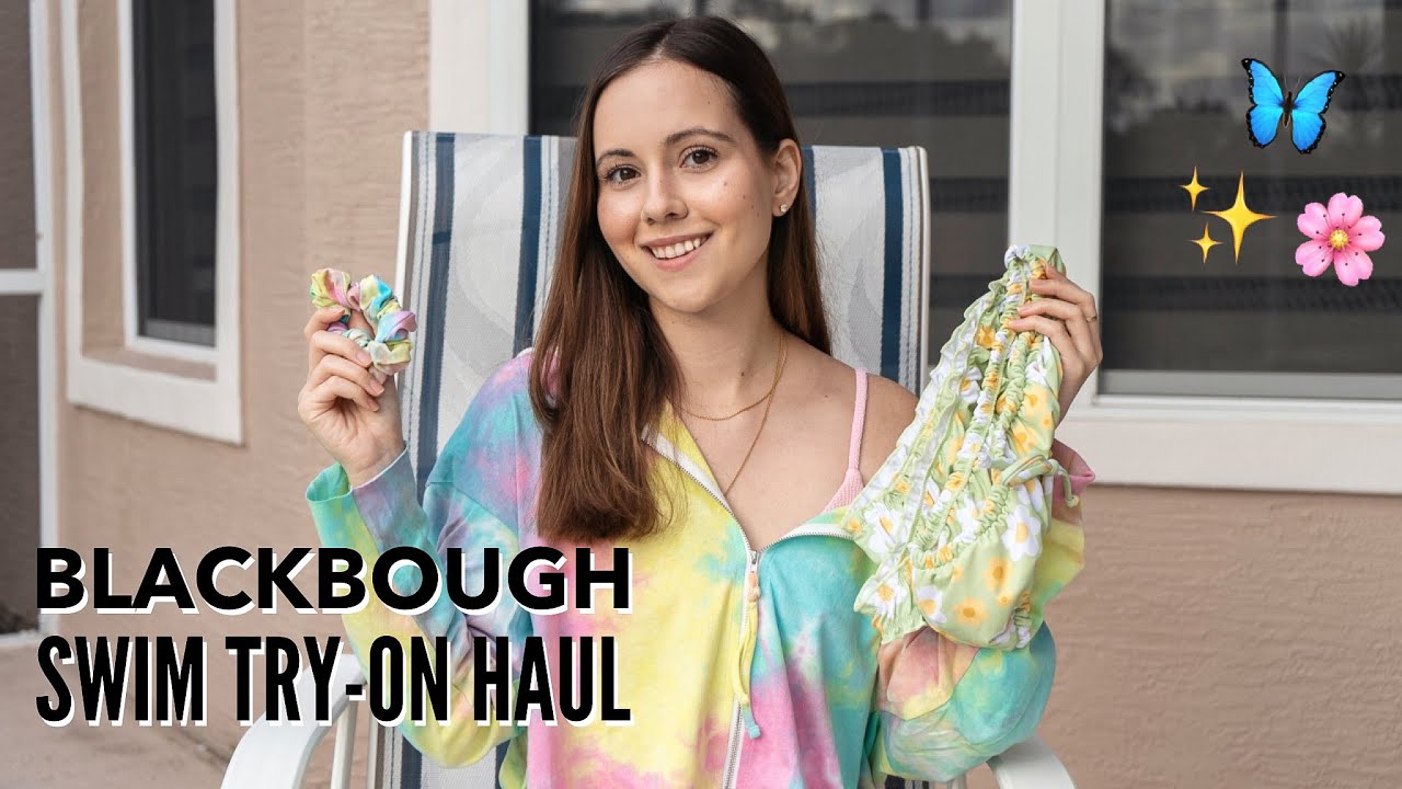 Blackbough Swim Try-on Haul! (Bikini, Cover-ups + Accessories) - YouTube